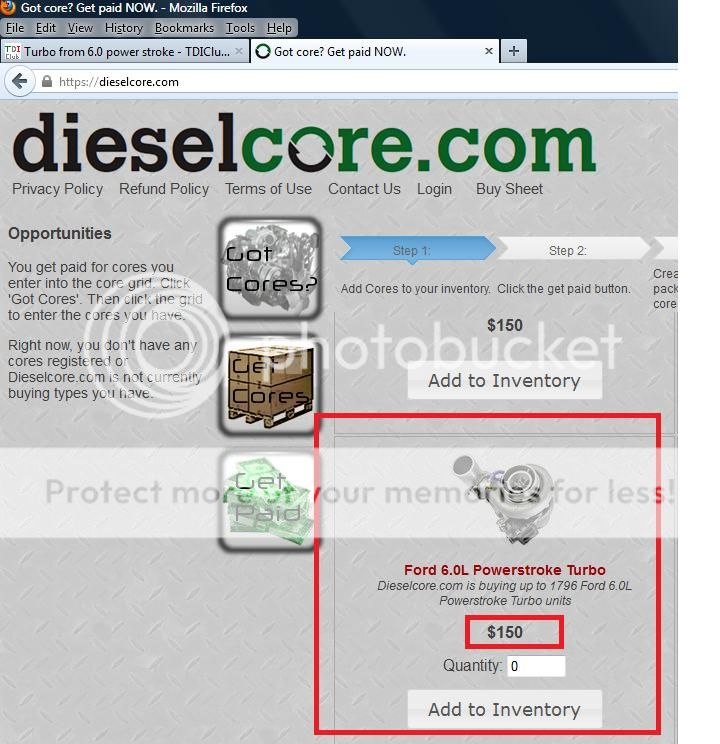 Turbo from 6.0 power stroke | TDIClub Forums